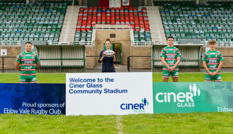 CiNER Glass renews sponsorship of Ebbw Vale Rugby Club - Ciner Glass